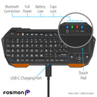 Portable Lightweight Mini Wireless Bluetooth Keyboard Controller (QWER ...